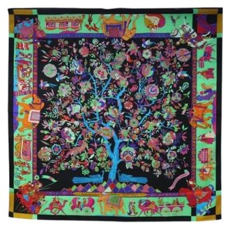 Herm&egrave;s Pre-owned Vintage Scarf - Femme - Pre-owned - Multicolore - Taille: ONE Size