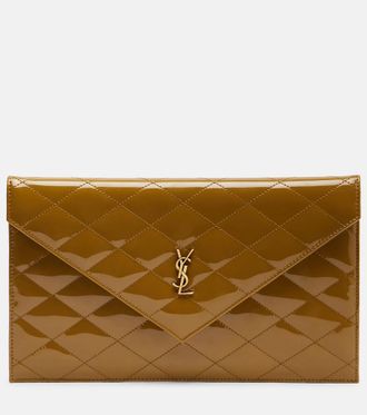 Saint Laurent Clutch Paris aus Lackleder