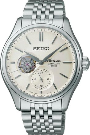 Seiko Femme, Accessoires, Gris, Taille: ONE Size Presage Classic Series Shiro-iro Open Heart