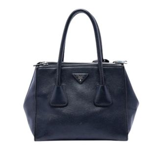 Prada Pre-owned Twin Pocket Satchel - Femme - Pre-owned - Bleu - Taille: ONE Size