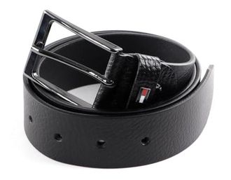 Tommy Hilfiger Layton ADJ 3.5 Ceinture, Black, 90 cm Homme