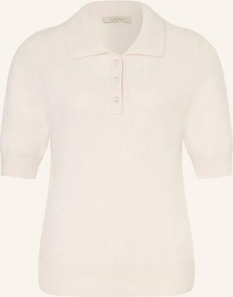 Lilienfels Lilienfels Strick-Poloshirt Aus Cashmere weiss