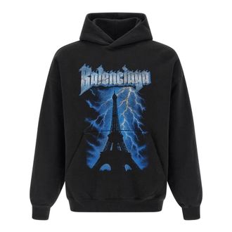 Balenciaga Herren, Sweatshirts & Hoodies, Schwarzk, XLGr&ouml;&szlig;e