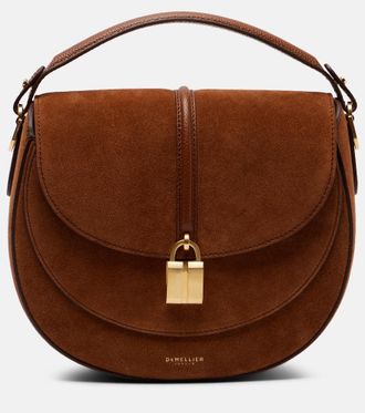 DeMellier Schultertasche Siena aus Veloursleder