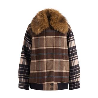 Max Mara Divina Kurze Jacke - - Jackets - Damen - Braun - S