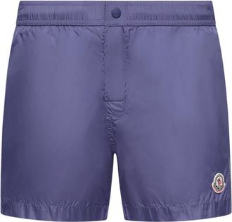 Moncler Moncler Logo Swim Shorts, Men, Blue, Size: Xxl