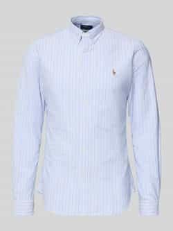 Polo Ralph Lauren Slim Fit Freizeithemd mit Knopfleiste
