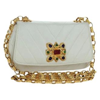 Chanel Sac bandouli&egrave;re vintage Pre-owned - Femme - Pre-owned - Blanc - Taille: ONE Size