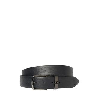 Paul & Shark Homme, Accessoires, Bleu, Taille: 95 CM Leather Buckle Belt