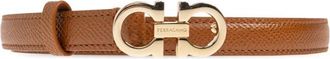 Ferragamo Femme, Accessoires, Brun, Taille: 75 CM Gancini Fixed Belt