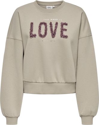 Only Onlkiara L/S O-Neck Chiffon Mix SWT