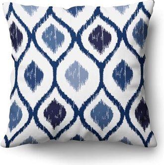 Americanflat Dekokissen mit eingenähtem Einsatz, dekoratives Kissen mit vorinstalliertem Bezug, weiches und strapazierfähiges Kissen für Bett oder Sofa, Polyester,