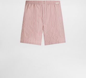Dolce & Gabbana Boxer Shorts In Crinkled Striped Fabric - Mann Unterw&auml;sche Und Loungewear n/d 3