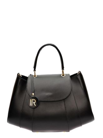 Isabella Rhea Schwarz Rindsledertasche