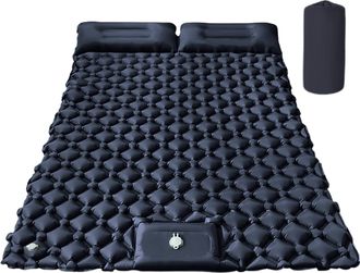 Generic Camping Isomatte Aufblasbare Campingmatratze Mit Eingebaute Fu&szlig;pumpe,Aufblasbare Rucksackausr&uuml;stung F&uuml;r Outdoor-Abenteuer, Wandern Und Wanderungen