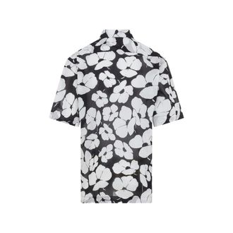 Dries Van Noten Floral Print Shirt - Black