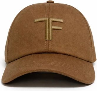 Tom Ford Homme, Accessoires, Brun, Taille: XL Casquette Visi&egrave;re Panneaux