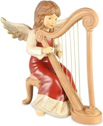 GOEBEL Engelfigur Sanfte Melodie Bordeaux - Himmelsboten Weihnachten