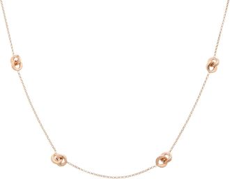 Orphelia Damen-Kette mit Anhänger Fantasie teilvergoldet 45 cm-ZK-7177/RG