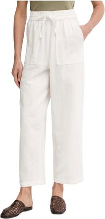 Marc O'Polo Femme, Pantalons, Blanc, Taille: 36 FR Culottes en lin