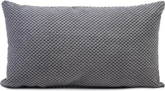 Gözze Kissen Sven, Dekokissen in genoppter Optik, Weiches Sofakissen mit Füllung, 100% Polyester, 30 x 50 cm - Anthrazit