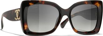 Chanel 5555 Sonnenbrille - - Accessories - Damen - Braun - 53 MM