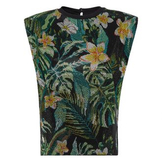 Philipp Plein Hawaii Neckholder-Top - - Blouses & Shirts - Damen - Gr&uuml;n - XS