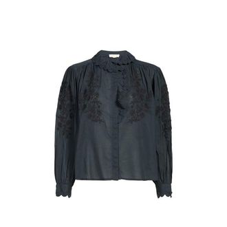 Louise Misha Chemise ample brod&eacute;e en coton