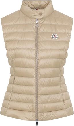 Moncler Femme, Vestes, Beige, Taille: 42 FR Igens Down Vest