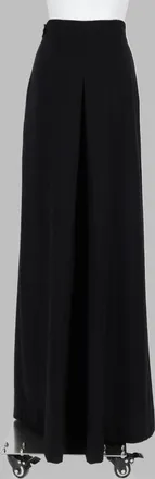 Alberta Ferretti Womens Flannel Trousers Black