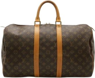 Louis Vuitton unisex, Pre-owned, Brun, Taille: ONE Size Sac Week-end Vintage en Toile Pre-owned