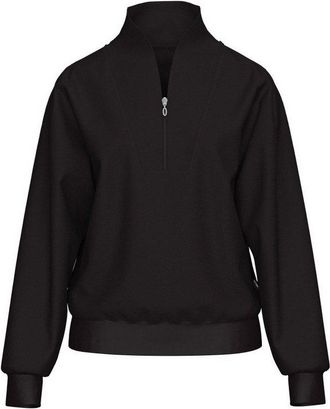 Trigema Sweatshirt TRIGEMA Sweatshirt mit modischem Rei&szlig;verschluss