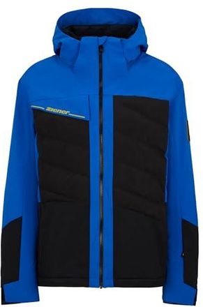 Ziener Tidal-z Veste de Ski/Snowboard | Respirante et imperméable, Bleu Cobalt, 56 Hommes