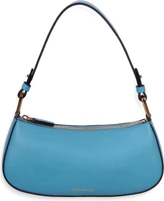 Coccinelle Femme, Sacs, Bleu, Taille: ONE Size Mini Sac Cuir Grainé