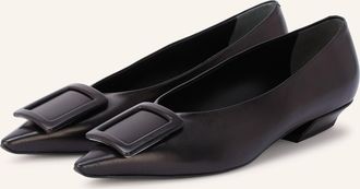 Roger Vivier Ballerinas Viv In The City schwarz