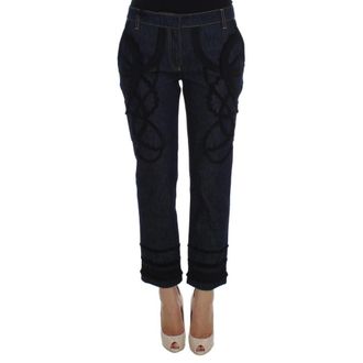Dolce & Gabbana Wide Hosen - - Jeans - Damen - Blau - 2XS