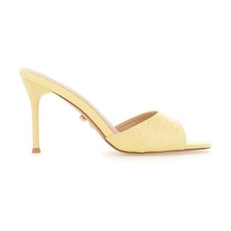 Twentyfourhaitch Femme, Chaussures, Jaune, Taille: 39 EU Sandales mules Brandinchi