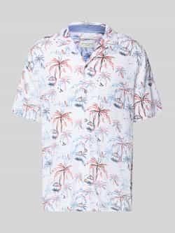 Tom Tailor Regular Fit Freizeithemd aus Viskose-Leinen-Mix