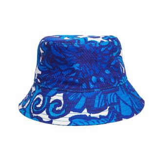 La DoubleJ Stylischer Bucket Hat mit Ziern&auml;hten - - Accessories - Damen - Blau - ONE SIZE