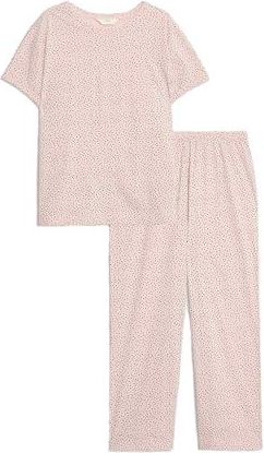 Marks and Spencer Pyjacourt en Coton avec imprim&eacute; Femmes S