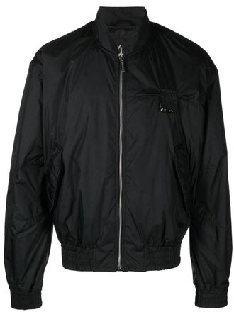 44 Label Group veste bomber à logo imprimé - Noir