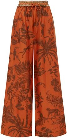 Alemais Damen Seidenhose MONKEY DANCE