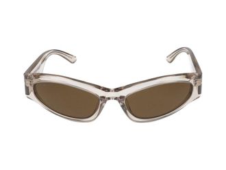 Balenciaga BB0387S Acetate Cat-Eye Sunglasses - Beige
