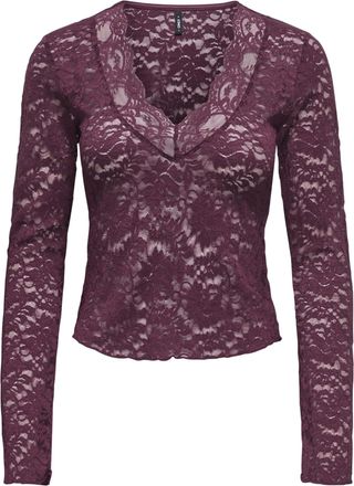 Only Onlnikka L/S Lace Top JRS Noos