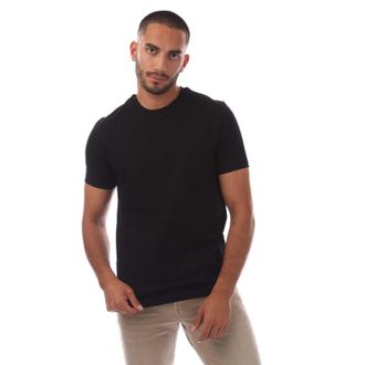 Emporio Armani T-Shirt Rundum bedruckt f&uuml;r Herren (Schwarz)