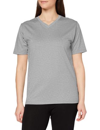 Trigema Damen V-Shirt Deluxe Baumwolle