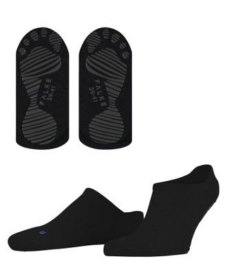 Falke Unisex Stoppersocken Cool Kick U Hp weich atmungsaktiv schnelltrocknend rutschhemmende Noppen 1 Paar, Schwarz Black 3000, 42/43 EU