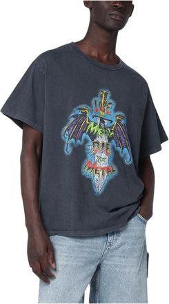 Gallery Dept. Homme, Tops, Gris, Taille: L Live For Metal Tee