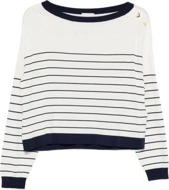 Liu Jo Femme, Pulls, Multicolore, Taille: 36 FR Pull Ray&eacute;