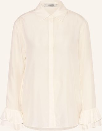 Dorothee Schumacher Dorothee Schumacher Hemdbluse Playful Volumes Aus Seide Mit R&uuml;schen weiss